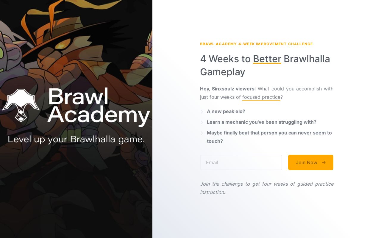 Brawl Academy 4-Week Improvement Challenge - Sinxsoulz